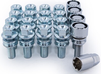 Fits Audi Q7 2005 - 2015 M14 x 1.5 37mm Alloy Wheel Bolts + Locking Set ...