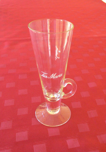 Tia Maria Stemmed Barware Latte Coffee Glass with Moon Handle *250 ml ...