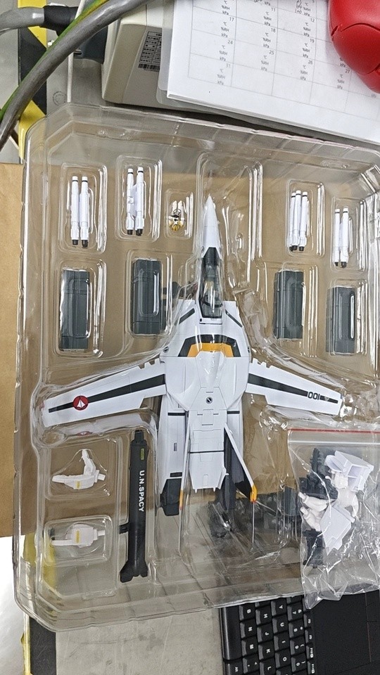 1/60 Valkyrie factory Macross ARCADIA VF-1S Roy Focker Painted Model ...