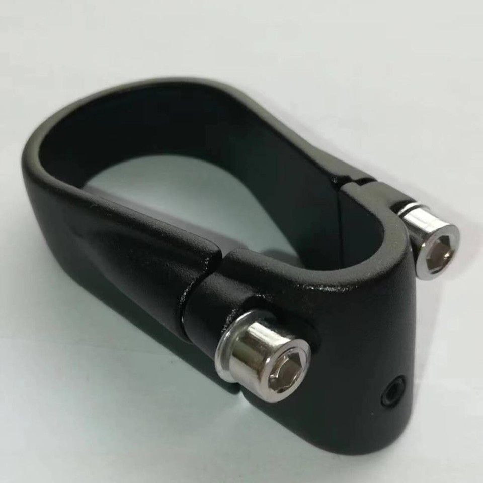seat post Collar 58 x 27mm Road Bike Seatpost Clamp alloy Double Screw ...