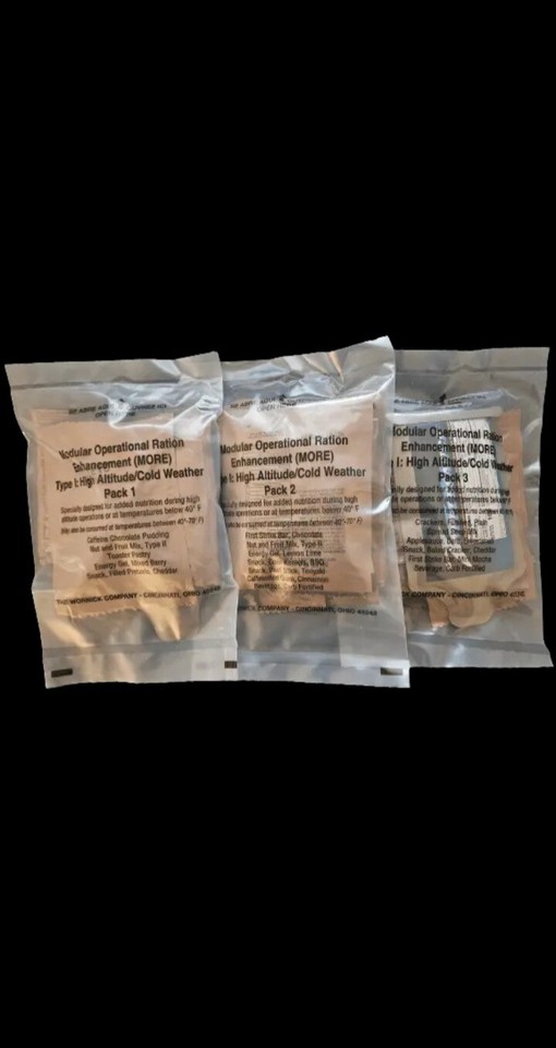 Modular Operational Ration Enhancement [MORE] Rations - Type I ...