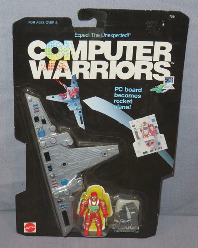 RARE 1989 Mattel Computer Warriors DEBUGG Action Figure on Card 7281 for sale online | eBay