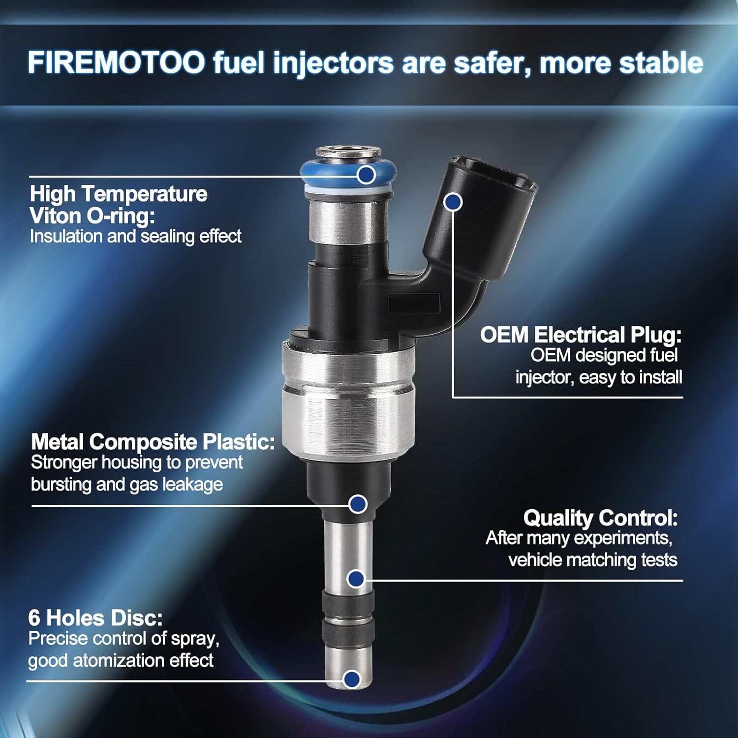 4X Fuel Injectors For GMC Terrain 2011-2017 Chevrolet Equinox Buick ...