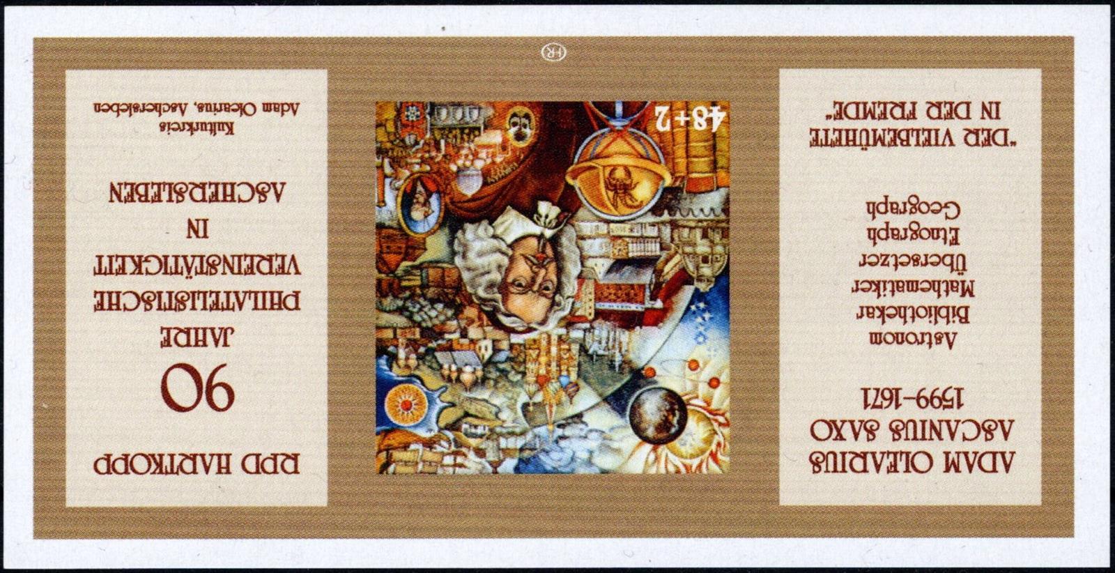 Rpd Hartkopp: MiNr. 5 / Block 1, 25.09.2004, " Adam Olearius ", Set ...