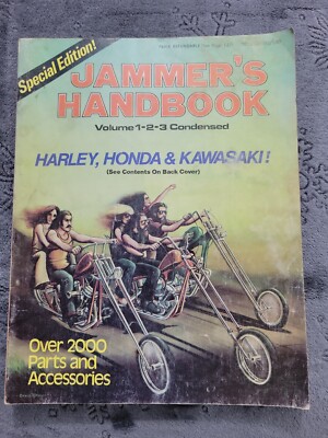 1977 David Mann Cover Jammers Handbook Chopper Harley Honda Kawasaki ...