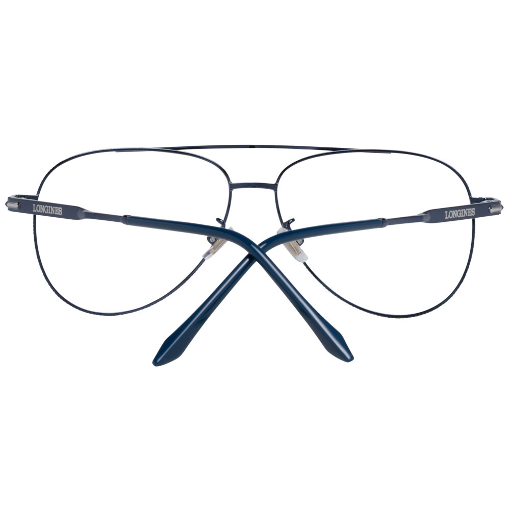 Longines LG5003-H 090 Blue Aviator Metal Optical Eyeglasses Frame 56-13 ...