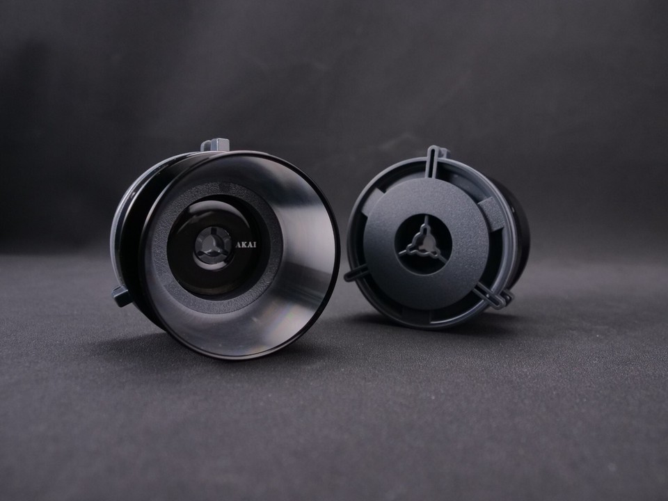 1 Pair 1/4'' AKAI Black NAB Hub Adapters For Reel To Reel Tape ...