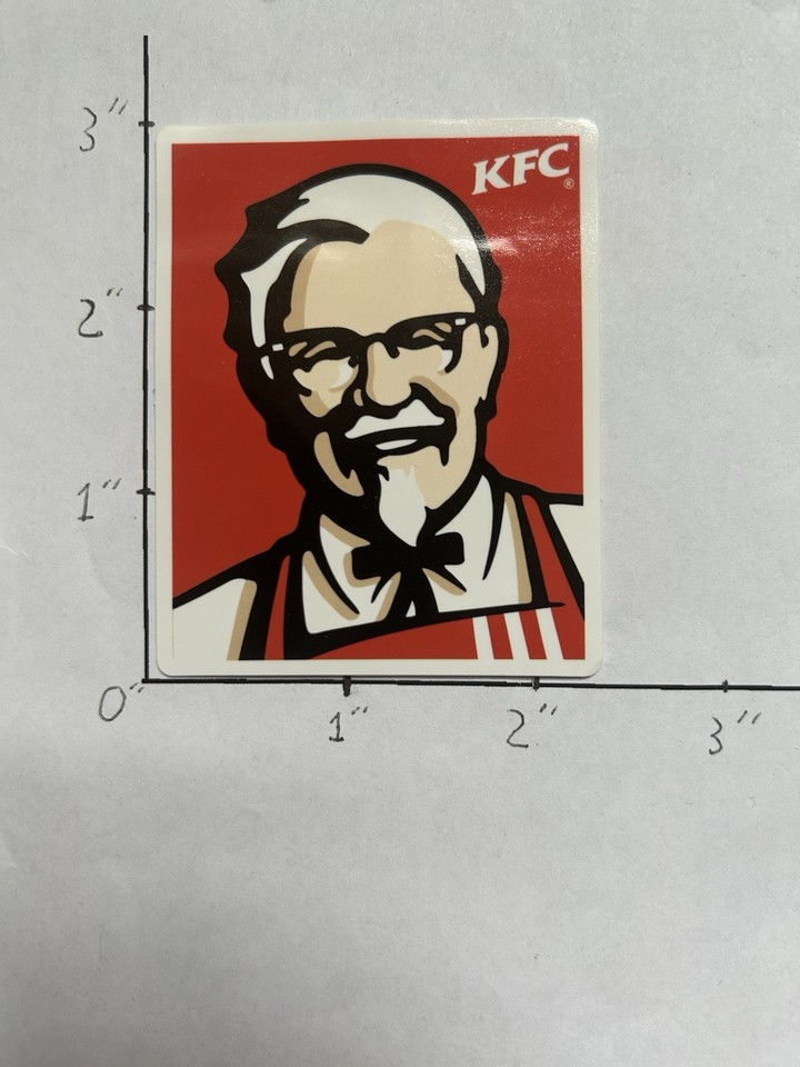 KFC Logo Sticker Bomb Vinyl Laptop Water Bottle Luggage Decal | eBay