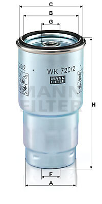 Fuel filter for MAZDA SUBARU TOYOTA:IQ,IST,RUNX,ECHO,VITZ 194461 ...