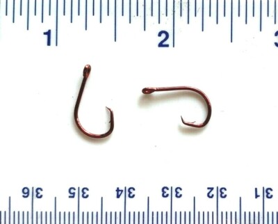 100 GT 2X Red Inline Circle Fish Fishing Hooks size 8 - 100 hooks 7381 ...