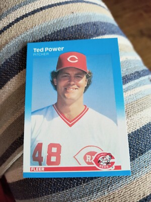 TED POWER 1987 FLEER GLOSSY #210 FREE SHIPPING | eBay