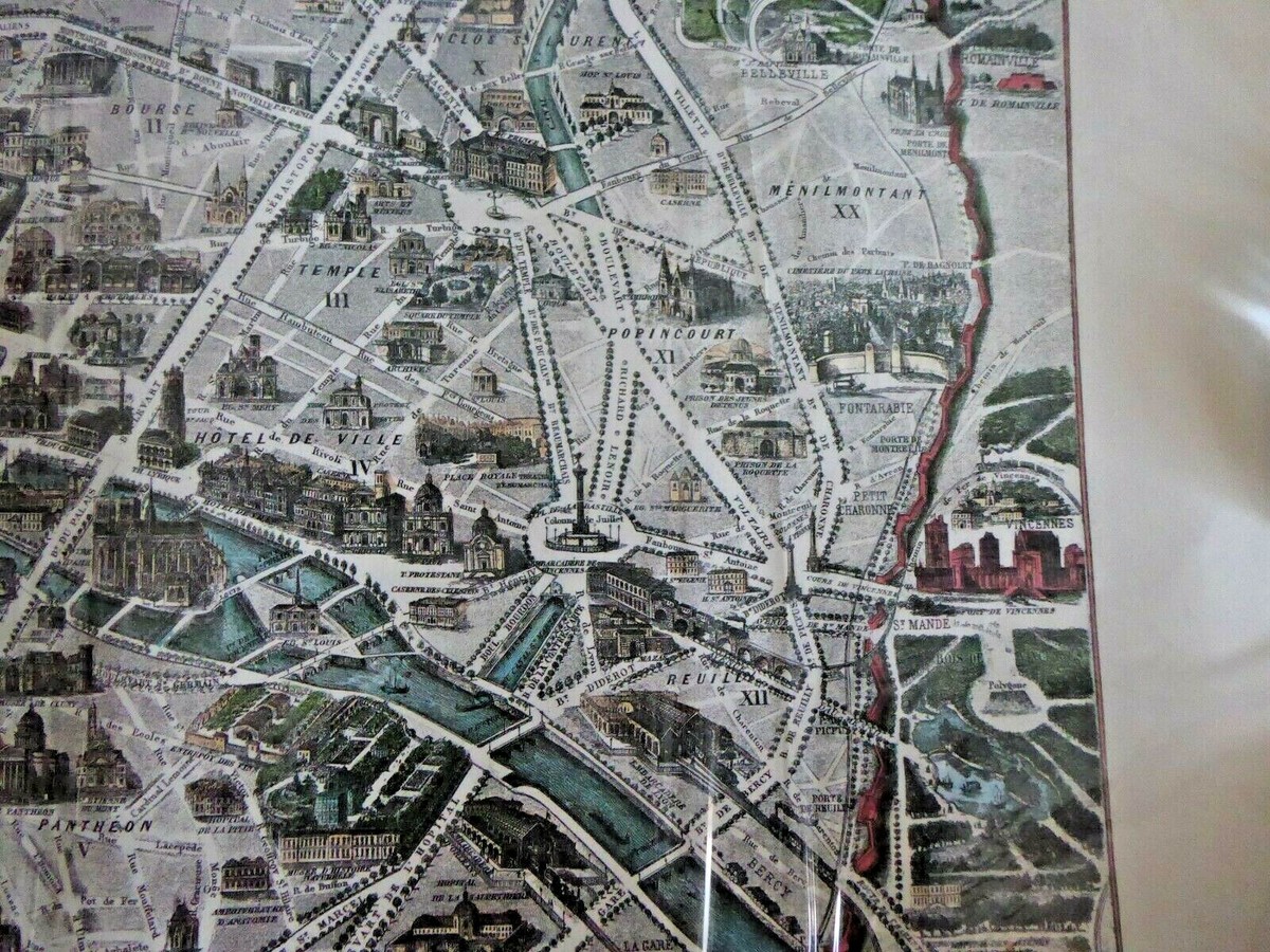 Map Of France With Monuments