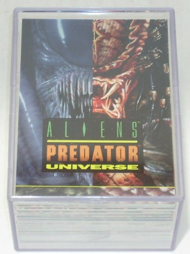 Topps ALIENS PREDATOR UNIVERSE Trading Cards Complete Base Set 1-72 ...
