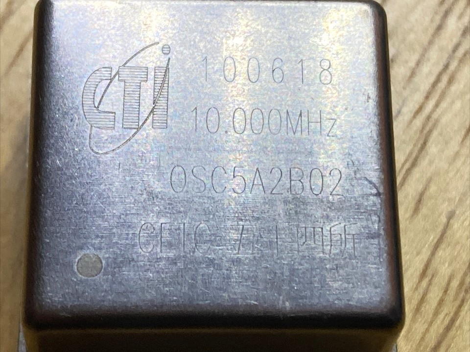 10.000MHz VCOCXO Voltage Control Oven Crystal Oscillator 5V 26x26x13mm ...