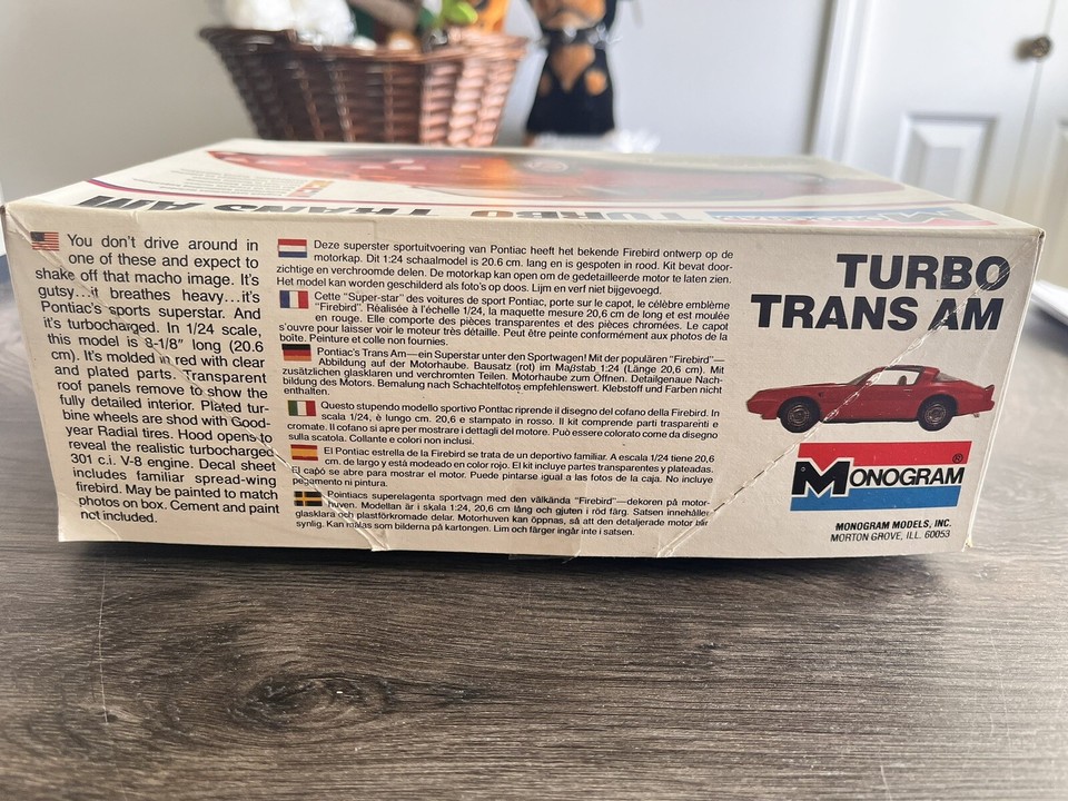 1980Pontiac Trans Am Turbo Model Kit 1.24, Issued In 1980 By Monogram ...