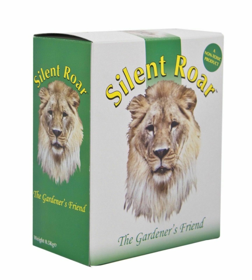 Silent Roar Cat Repellent Deterrent and Garden Fertiliser 500G Lion Poo ...