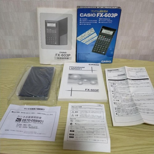 Casio Programmable Calculator FX-603P tested w/box | eBay
