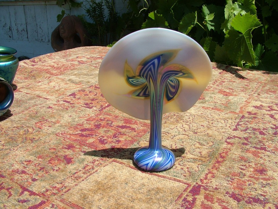 LUNDBERG STUDIOS STEVEN LUNDBERG ART GLASS GOLD AURENE JACK IN THE ...