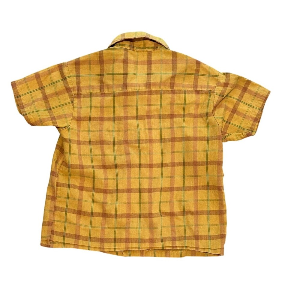 Vintage Westville Zayre Certified 77% Cotton Boys Plaid Button Down ...
