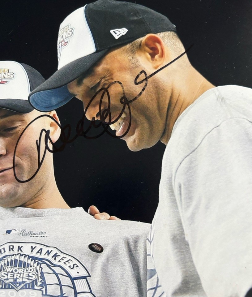 Derek Jeter New York Yankees Signed Autographed 11x14 Photo ACOA | eBay