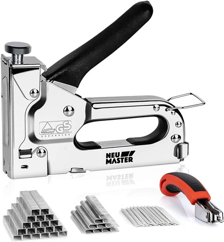NEU MASTER 3 in 1 Staple Gun, Manual, Heavy Duty with 3 1 Gun ...