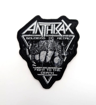 ANTHRAX - SOLDIERS OF METAL FIGHT TO THE DEATH WOVEN PATCH Heavy Metal ...