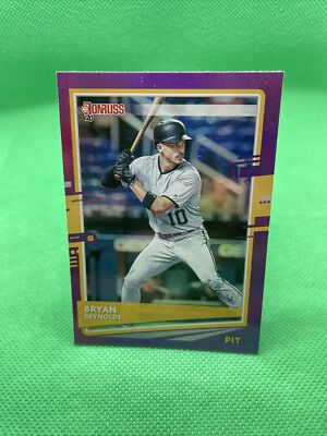 2020 Donruss "PURPLE Holo" Bryan Reynolds #140 Pittsburgh Pirates | eBay
