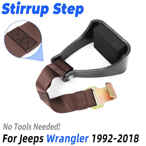 Side Stirrup Step Hook Steps For Jeeps Wrangler 1992-2018 Trucks No ...