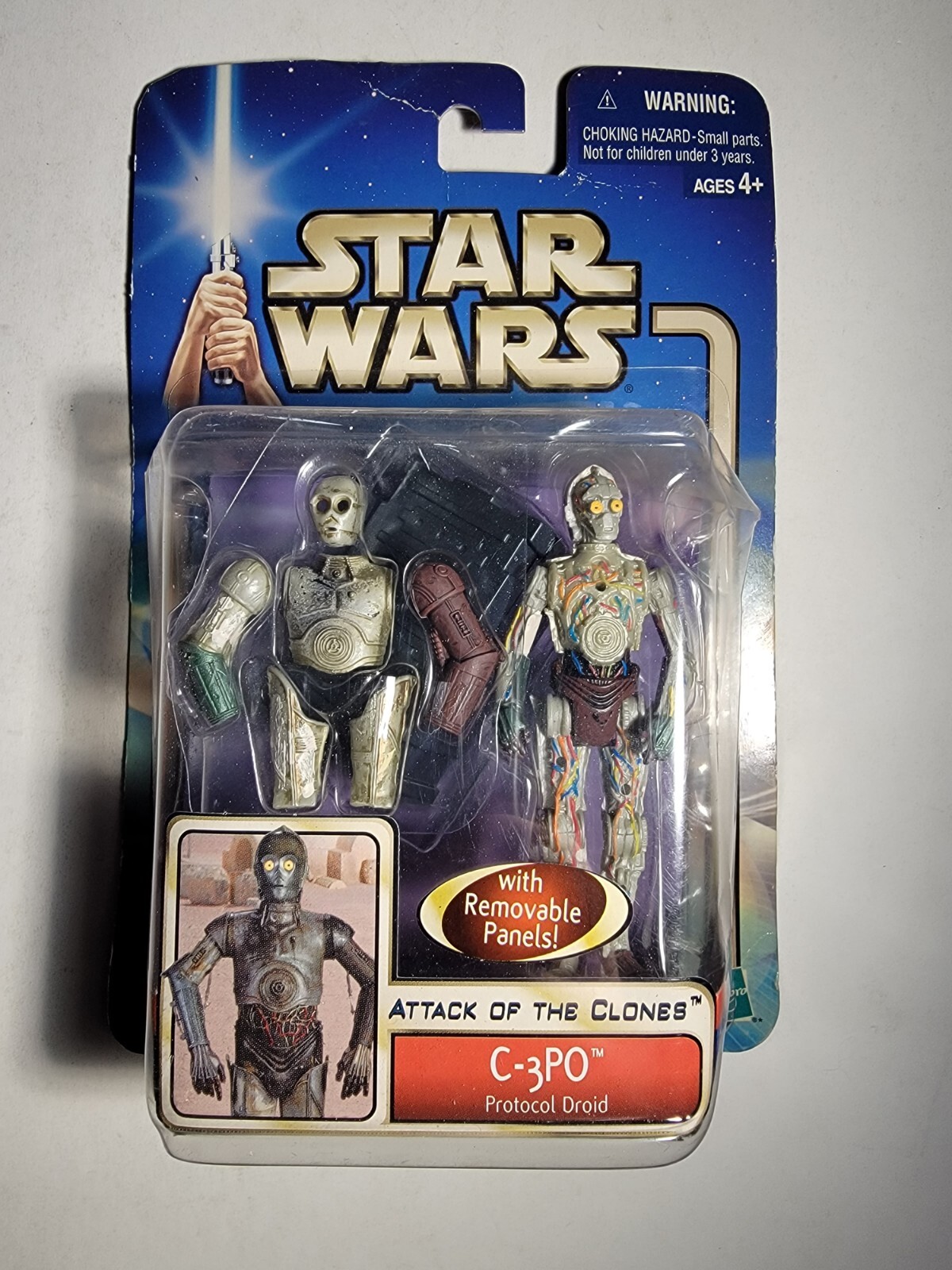 Star Wars Attack Of The Clones C-3PO Protocol Droid 4" Action Figure ...