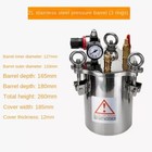 Stainless Steel Pressure Tank Dispensing Pressure Tank Storage Tank 1L ...