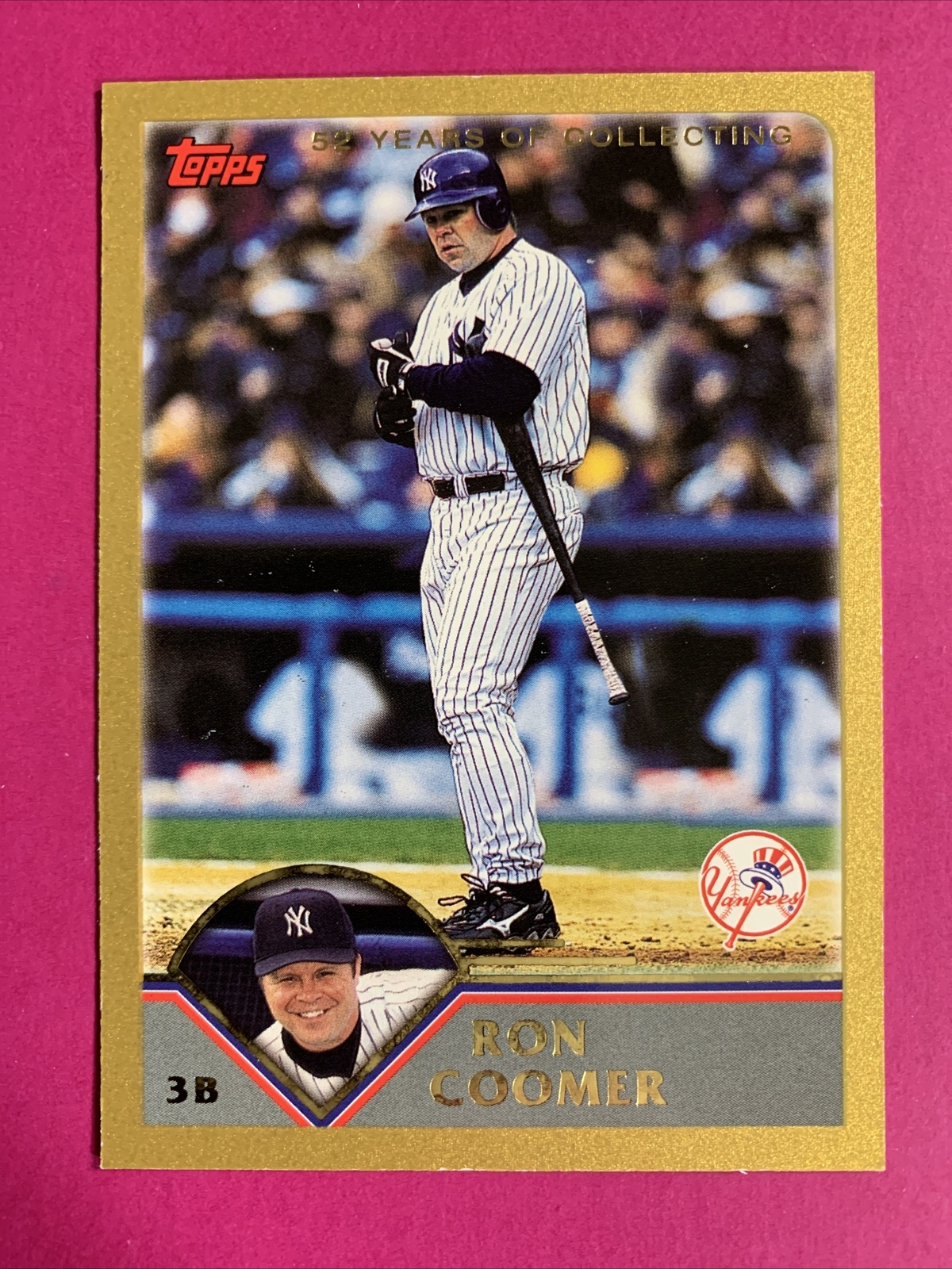 🐶 2003 Topps Gold Ron Coomer #204 New York Yankees 1487 /2003 | eBay