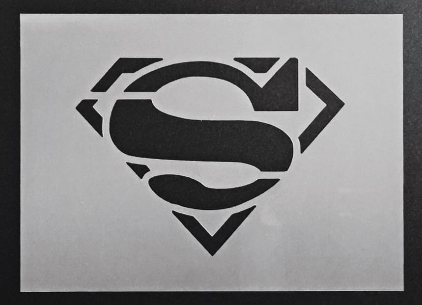 Superman Symbol Stencil