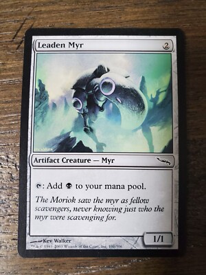 Leaden Myr MTG Mirrodin | eBay