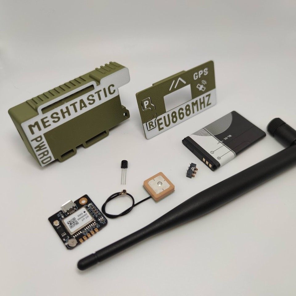 Case for HELTEC V3 GPS (GT-U7) with 868 3/5 dbi SMA Antenna and batt ...