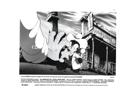 N454 Fievel An American Tail: Fievel Goes West 1991 8 x 10 vintage ...