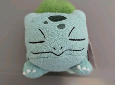 CUTE Official Pokemon 5 Inch Sleeping Smiling Bulbasaur Plush! NWT | eBay