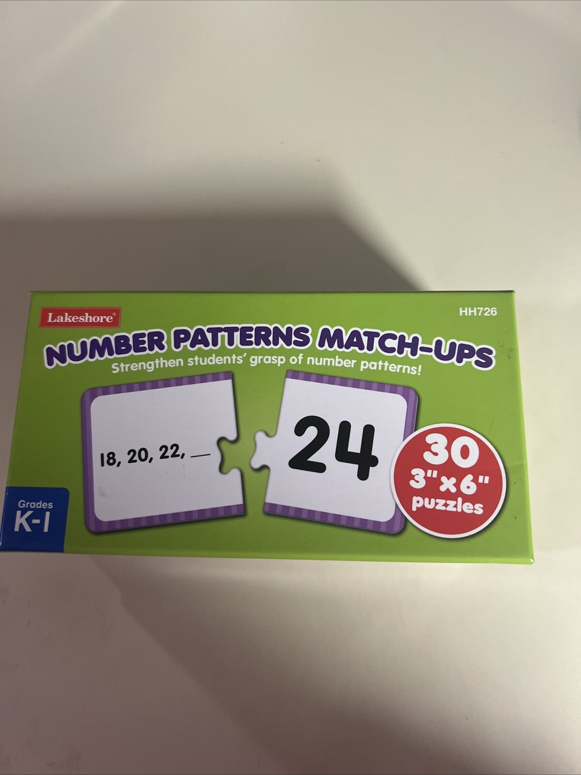 Lakeshore Learning Number Patterns Match-Ups | eBay