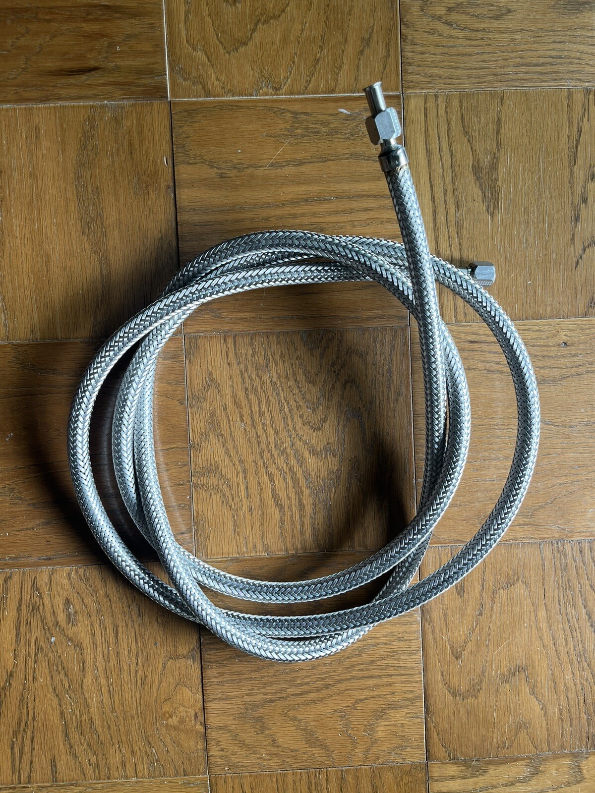 Liquid Nitrogen Stainless Steel Transfer Hose, 12Ft Long, Flared Female ...