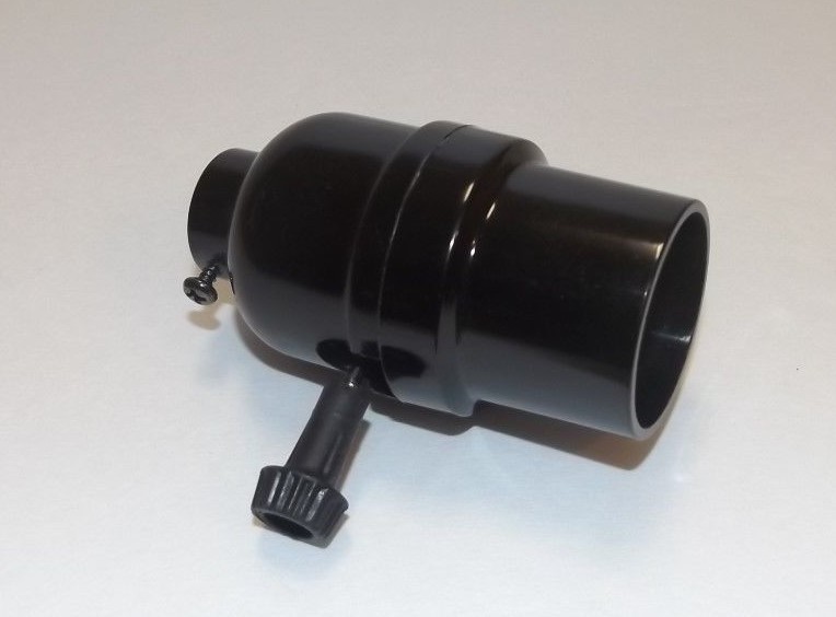 3-WAY TURN KNOB PHENOLIC LAMP SOCKET MEDIUM BASE E26 LAMP PART NEW ...