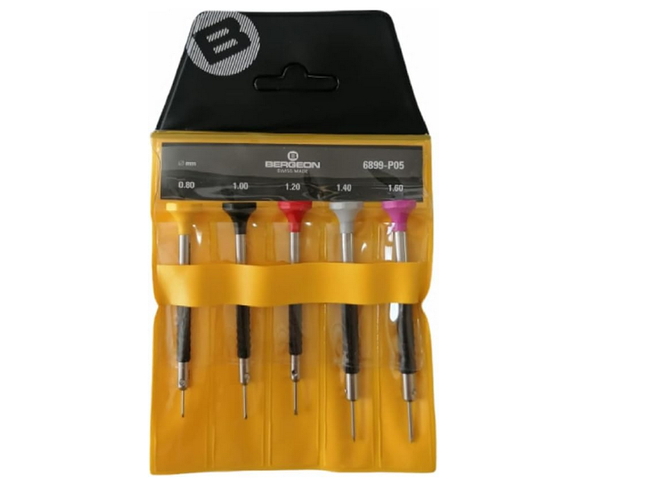Bergeon 6899-P05 Swiss Precision Screwdriver Set - 5 Pieces | eBay