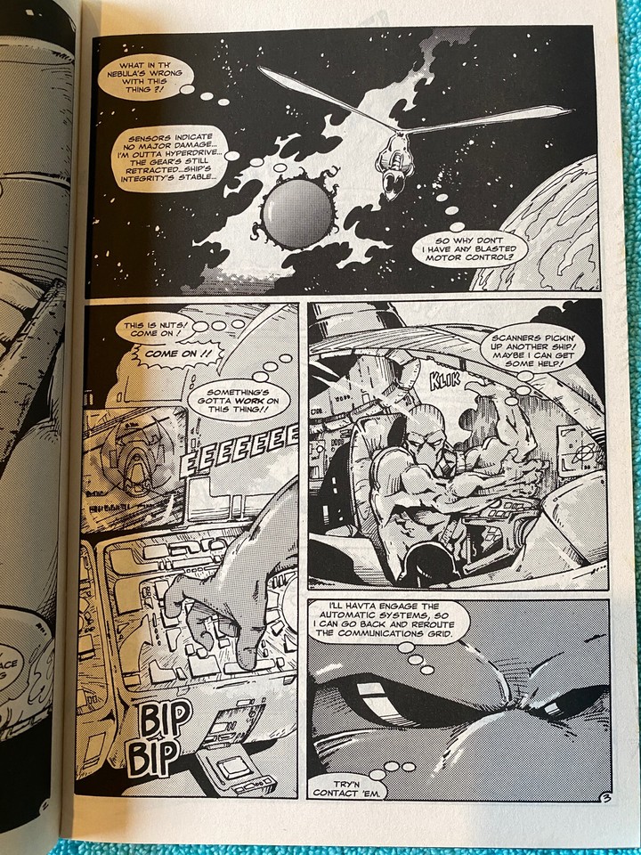 ZEN INTERGALACTIC NINJA #0 GOLD FOIL,B. MAUS ART,ENTITY ('93, B&W, 1st ...