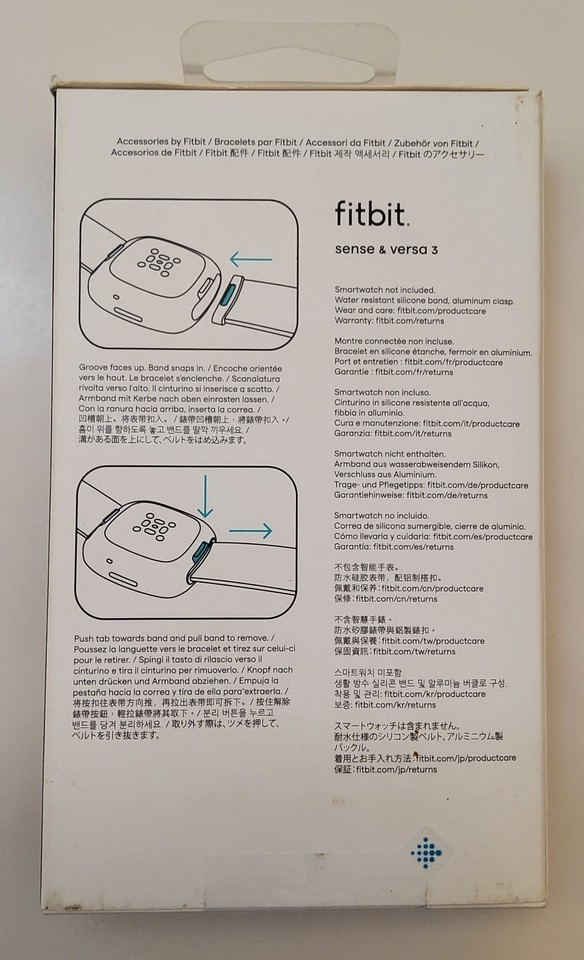 Fitbit Sport Band Large Sense & Versa 3 (band only, No Fitbit) | eBay