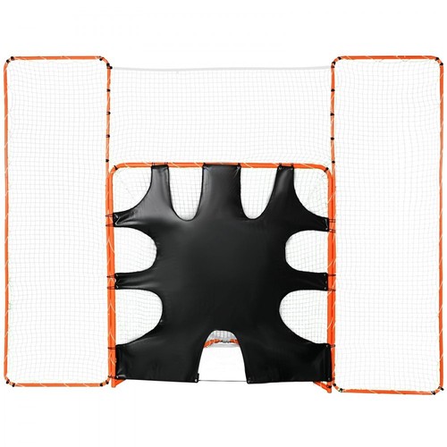 3in1 Lacrosse Goal with Backstop and Target Steel Frame Training Net ...