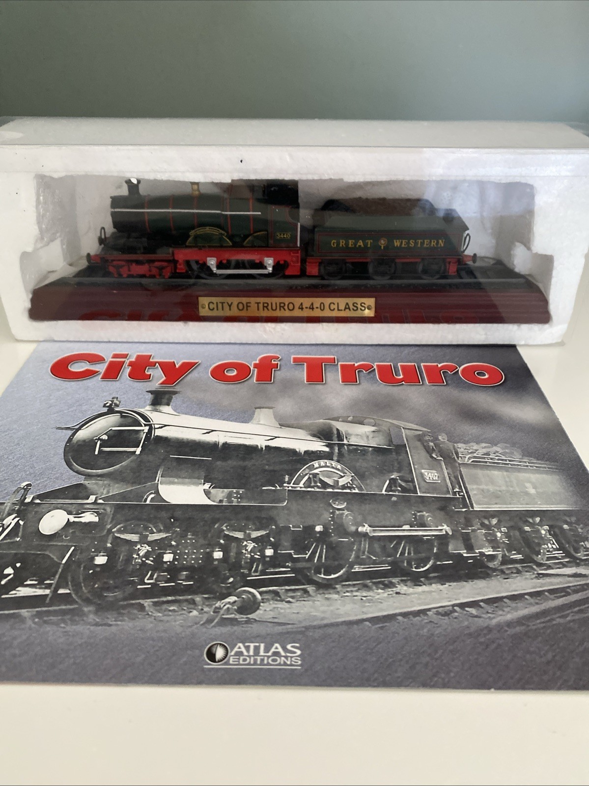 Atlas Editions City of Truro 4-4-0 Class Loco Static Display Model ...