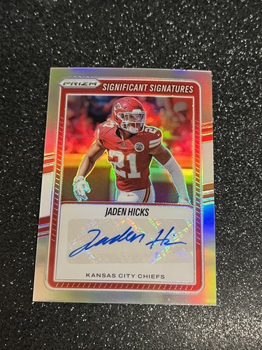 2025 Prizm Football Jaden Hicks Significant Signatures Silver | eBay