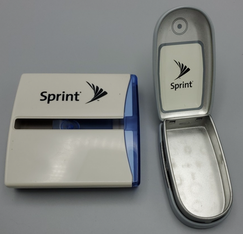Vintage Sprint Swag Sticky Note Holder and Tin Nostalgia | eBay