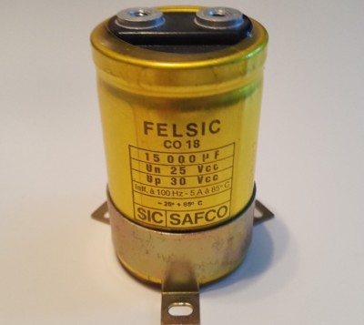 FELSIC SIC SAFCO CAPACITOR ELECTROLYTIC SCREW TYPE 15,000uF | eBay