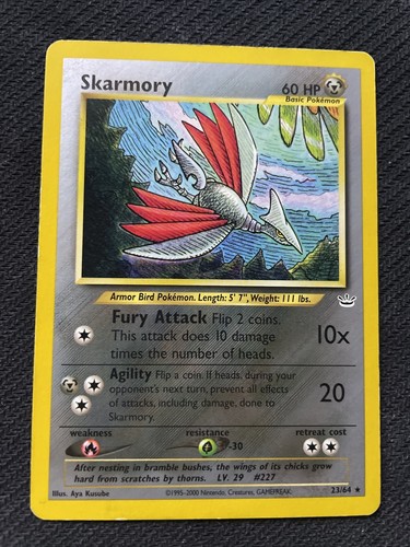 SKARMORY / AIRMURE RARE - POKEMON 23/64 NEO REVELATION EDITION 2 ...
