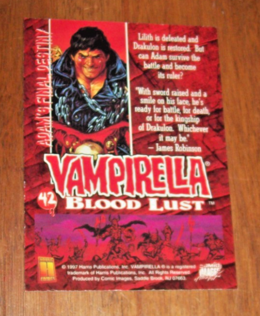 1997 Topps Vampirella Blood Lust Card-42 | eBay