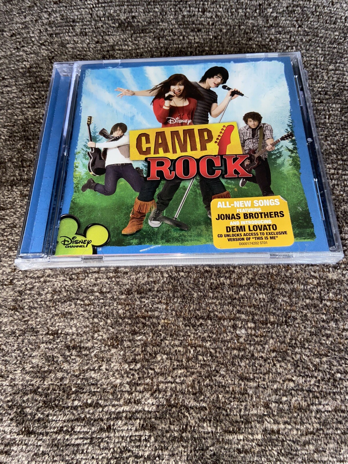 DISNEY CAMP ROCK DEMI LOVATO JONAS BROTHERS SOUNDTRACK UNOPENED BRAND ...
